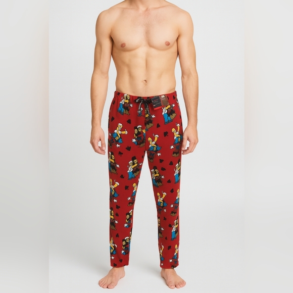 Simpsons | Other | New Limited Edition Christmas Fleece The Simpsons ...